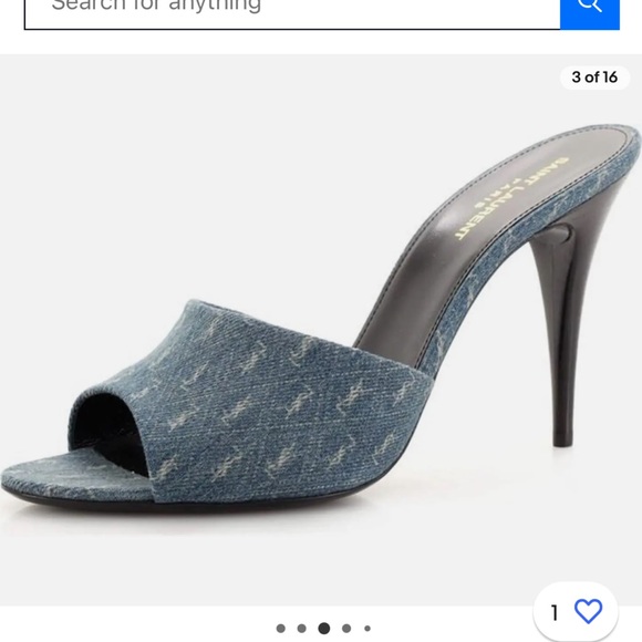 Saint Laurent | Shoes | Brand New Ysl Denim Heels | Poshmark